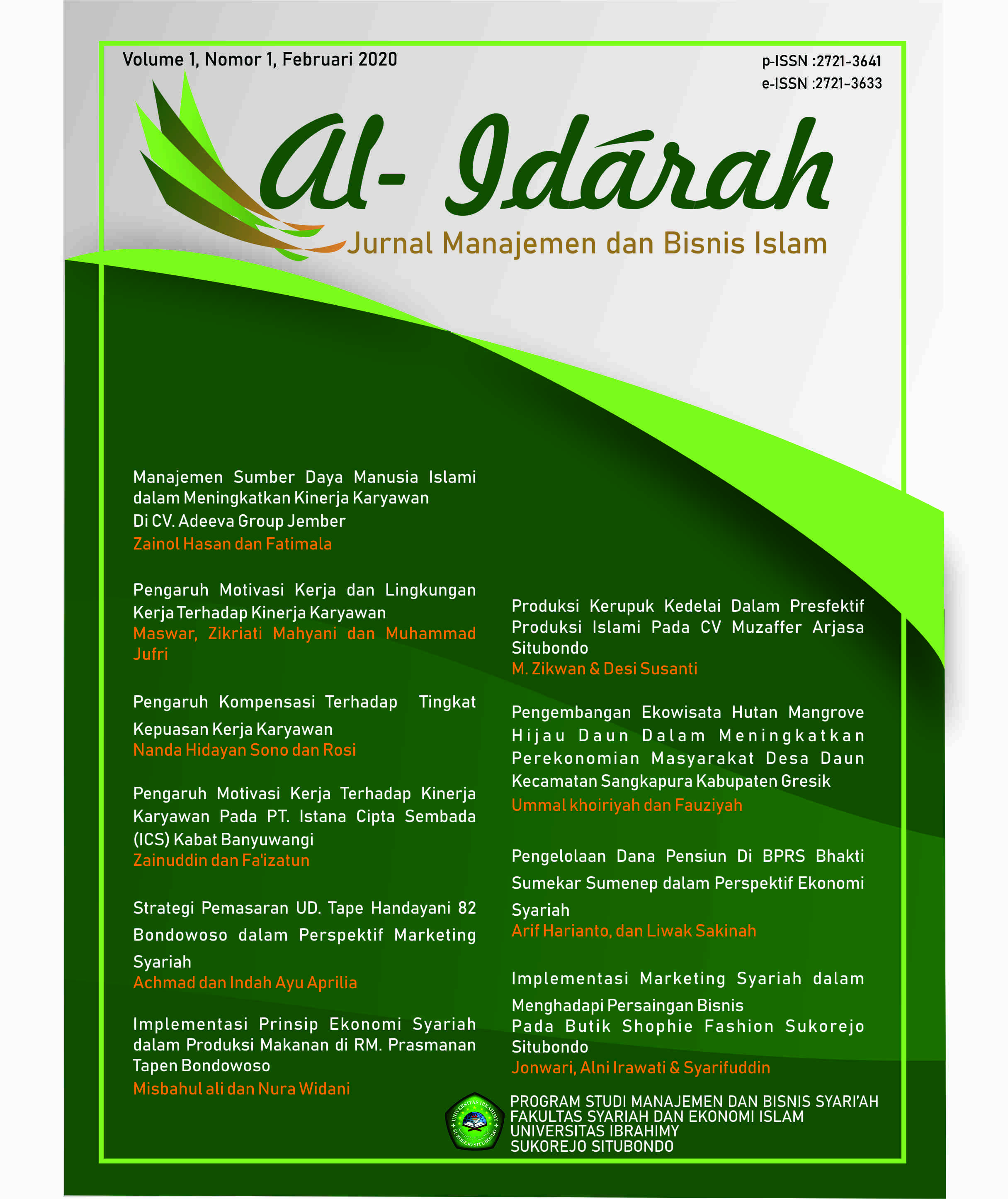 E-Journal System Universitas Ibrahimy - Sukorejo Situbondo